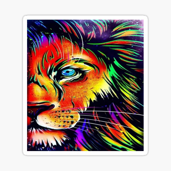 "millennium lion" Sticker for Sale by Teixeira224 | Redbubble