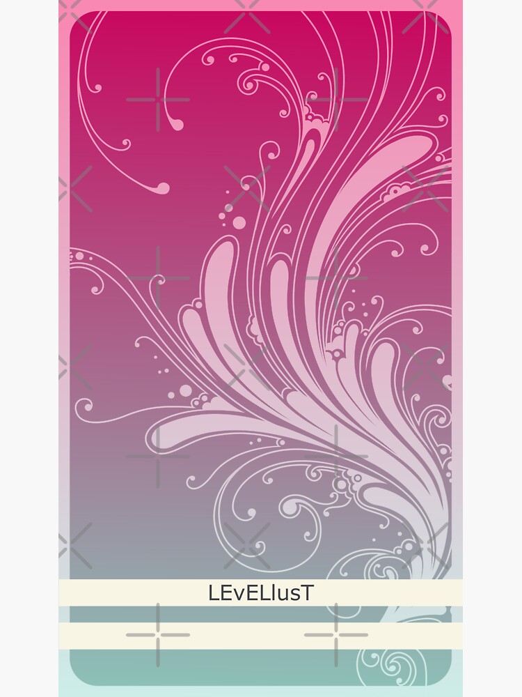 "Lush," Sticker for Sale by Levellust | Redbubble