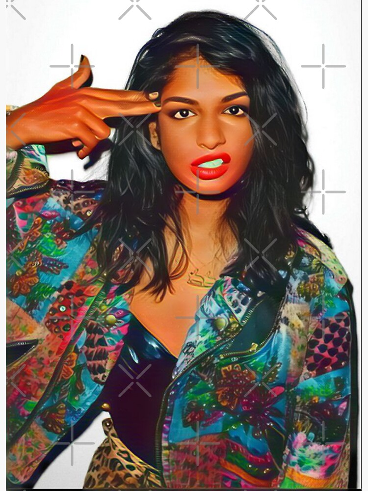 "M.I.A. female rapper sticker shirt" Sticker for Sale by MACJACK83 ...