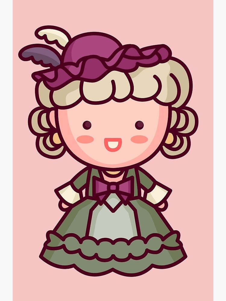 "Kawaii Cute Marie Antoinette Cartoon" Poster for Sale by TwoTenDesign ...