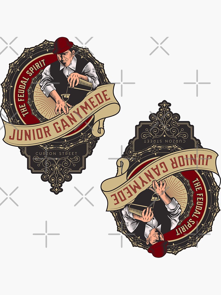 "Jeeves Junior Ganymede Club Wooster Double Pack" Sticker for Sale by ...