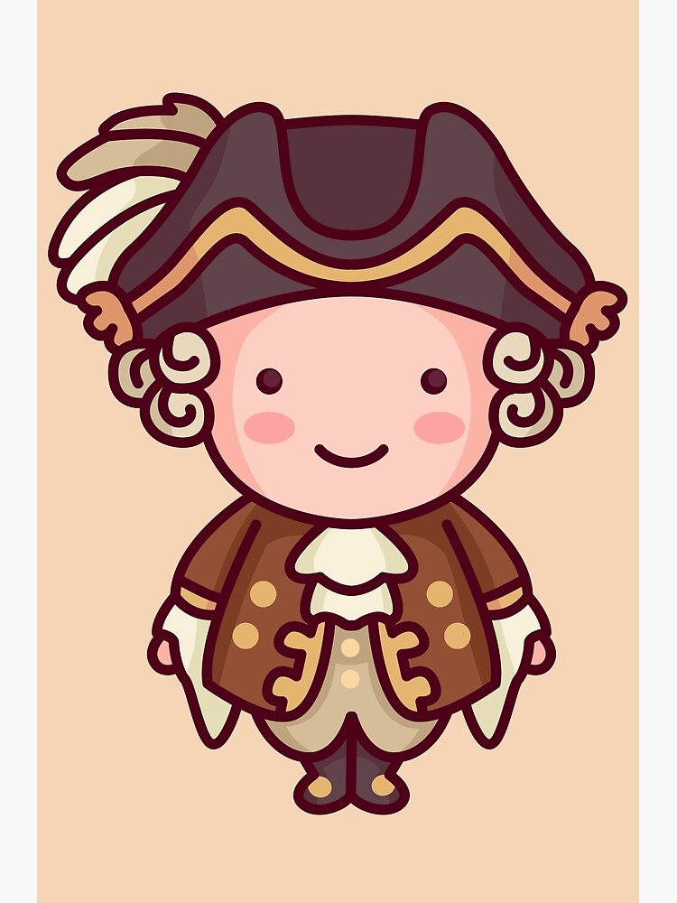 "Kawaii Cute French King Louis XVI Cartoon" Poster for Sale by ...