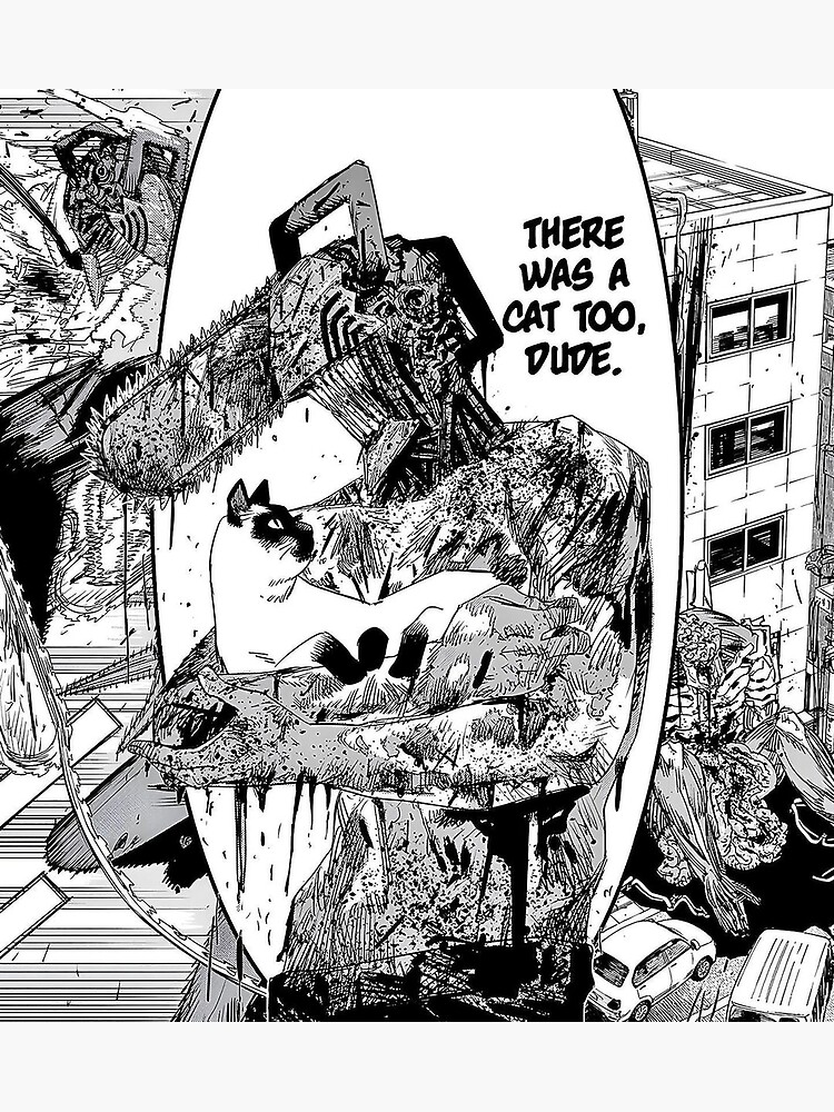 "Denji & Cat | chainsaw man" Art Print for Sale by AoiDoi | Redbubble