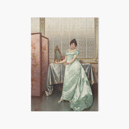 "Classic Portrait Painting of Beautiful Vintage Regency Era Woman" Art ...