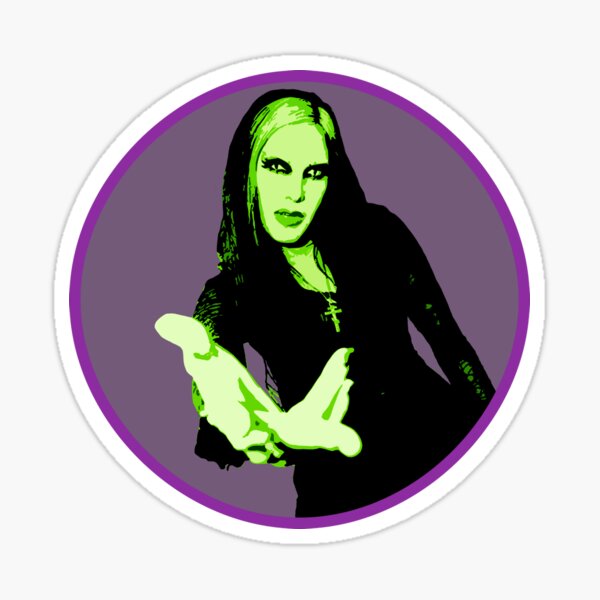 "Eva O - Christian Death - Shadow Project - Super Heroines" Sticker for ...