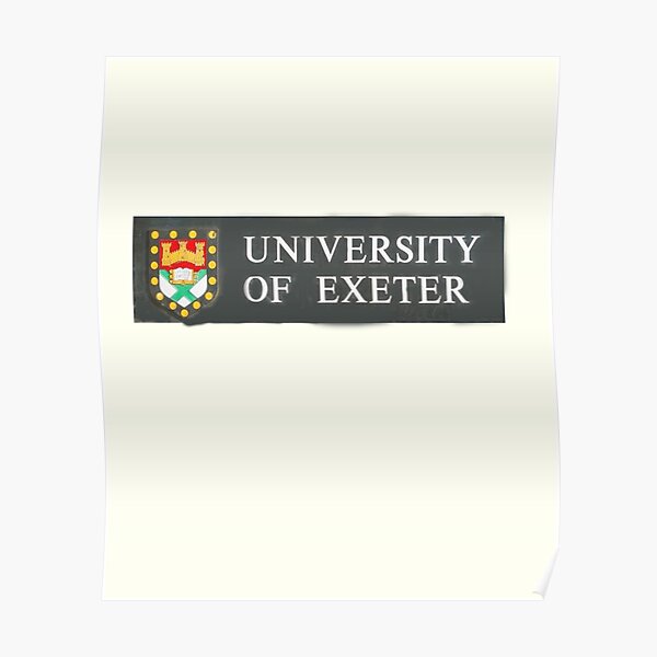 " ️University of Exeter | Coat Of Arms ️ ️ " Poster for Sale by ...