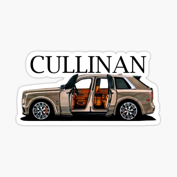 "British luxury exclusive SUV Cullinan V12 engine" Sticker for Sale by ...
