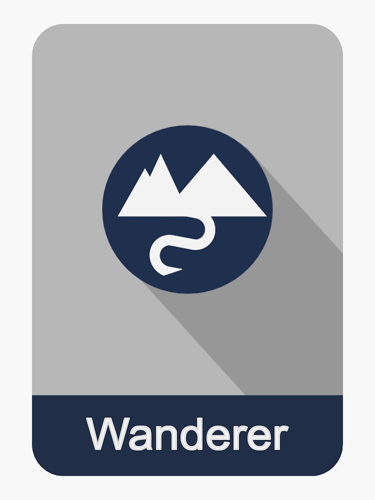 "Wanderer Archetype" Sticker for Sale by thatgroxteacher | Redbubble