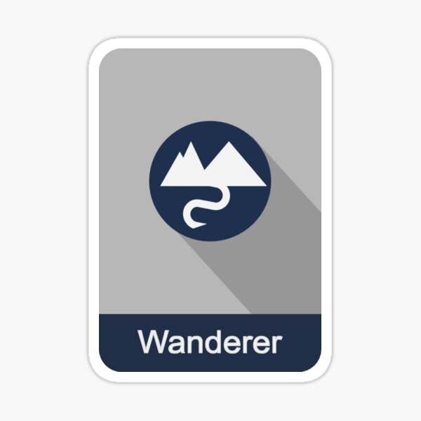 "Wanderer Archetype" Sticker for Sale by thatgroxteacher | Redbubble