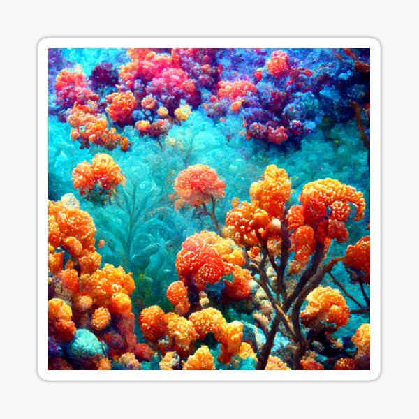 "Coral reef" Sticker for Sale by dosc91 | Redbubble