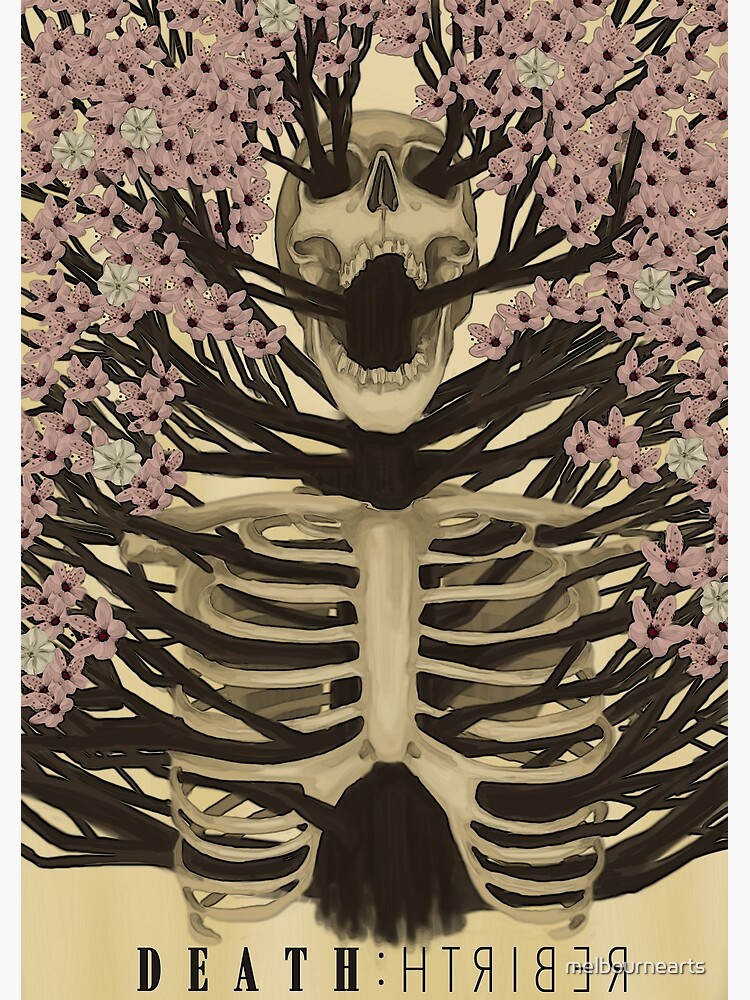 "Death : Rebirth" Poster by melbournearts | Redbubble