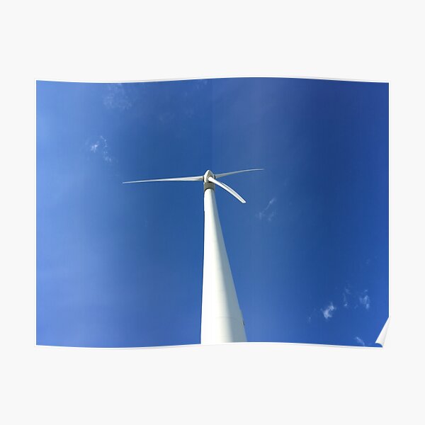 "Wind Turbine" Poster for Sale by ssphotoshop | Redbubble
