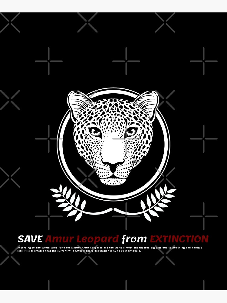 "Save Amur Leopard from extinction" Poster for Sale by TheCarthaginian ...