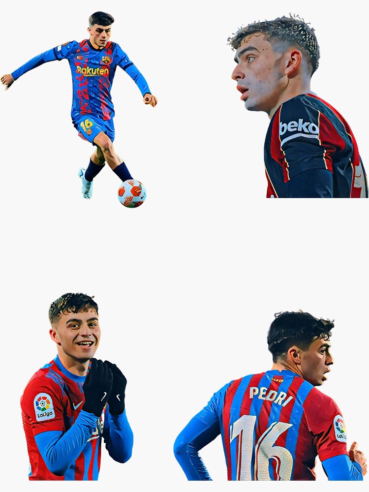 "Pedri Sticker Pack " Sticker for Sale by loyalistwhiz | Redbubble