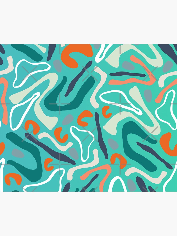 "Abstract Lines Design" Sticker for Sale by Saimia | Redbubble