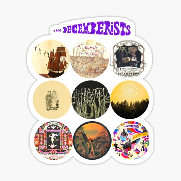 "The Decemberists t shirt and sticker | ﻿The Decemberists Sticker ...