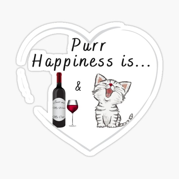 "Respect animals Purr Happiness is" Sticker for Sale by GInspira ...