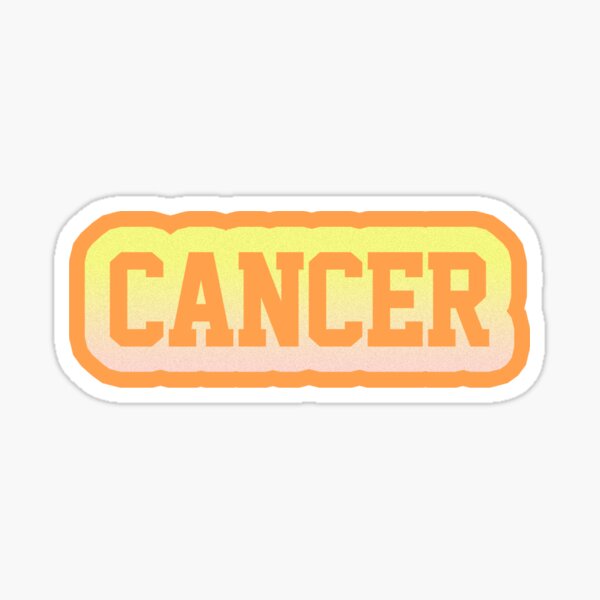 "cancer" Sticker for Sale by saltandsiren | Redbubble