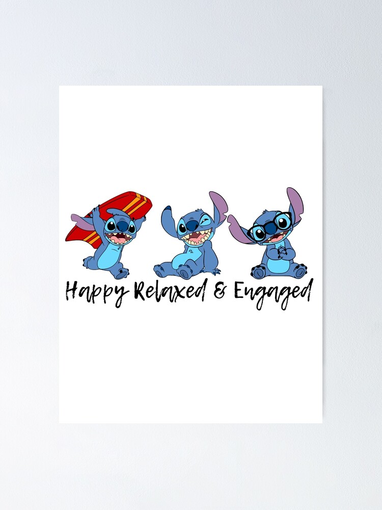 "Happy Relaxed & Engaged - Stitch - Applied Behavior Analysis - ABA ...