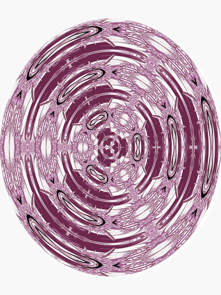 "Purple distortion too" Sticker for Sale by cataweg1 | Redbubble