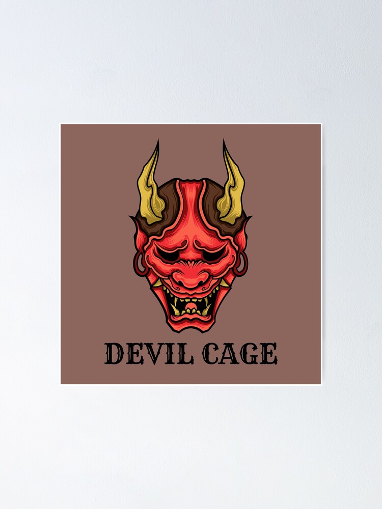 "Devil Cage " Poster for Sale by ArtOfStars | Redbubble