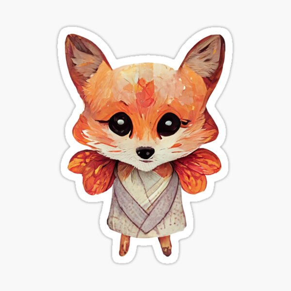 "Sneaky pretty female red fox" Sticker for Sale by CutePlanetEarth ...