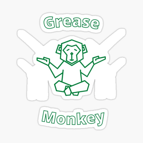 "Wind Turbine Grease Monkey" Sticker for Sale by BigMerchDesigns ...