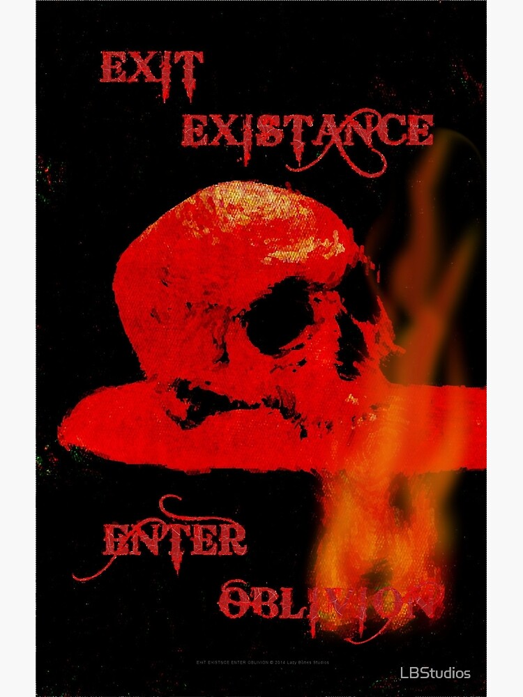 "EXIT EXISTENCE - 097" Poster for Sale by LBStudios | Redbubble