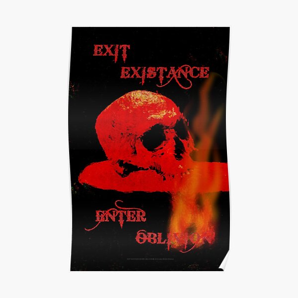 "EXIT EXISTENCE - 097" Poster for Sale by LBStudios | Redbubble