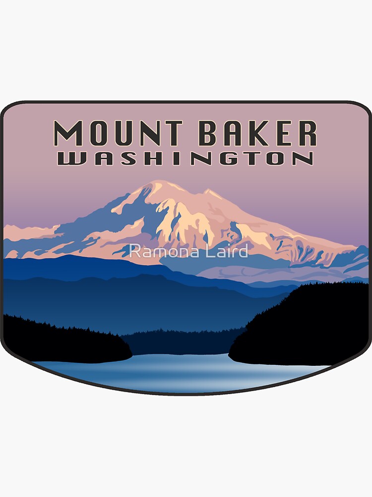 "Mount Baker Washington Whatcom County Bellingham from Anacortes Ferry ...