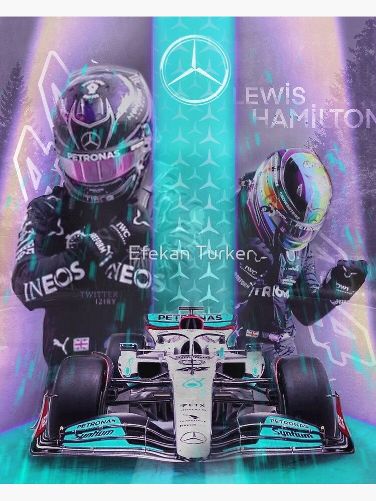 "Lewis Hamilton f1 posters mercedesamgf1" Poster for Sale by EfekanT ...