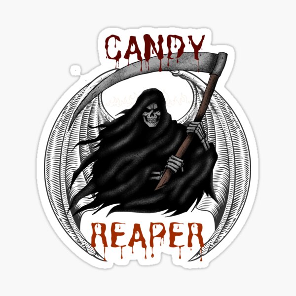 "Candy reaper" Sticker for Sale by nas19 | Redbubble