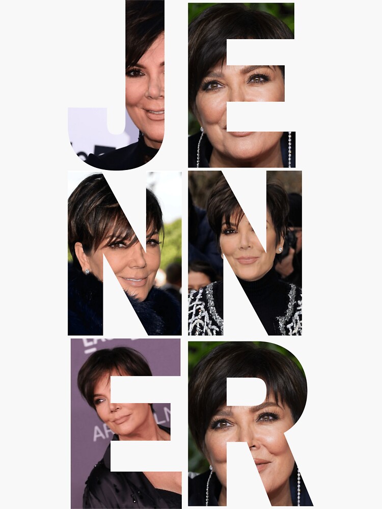 "STICKERS STICKER kris jenner COOL" Sticker for Sale by KAONZA | Redbubble