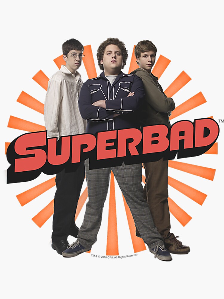 "Superbad Group Vintage Sunburst" Sticker for Sale by quietcongresspe ...