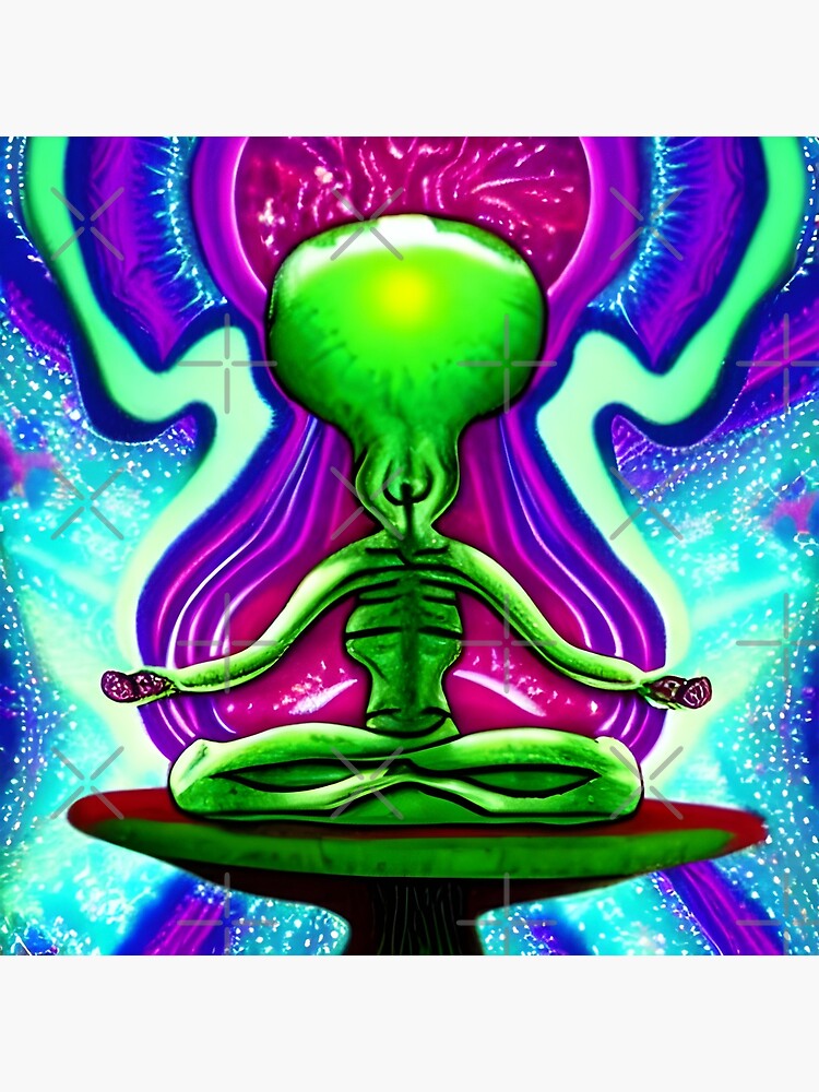 "Medi-tAlien - Space Series" Poster for Sale by NomadicCreative | Redbubble