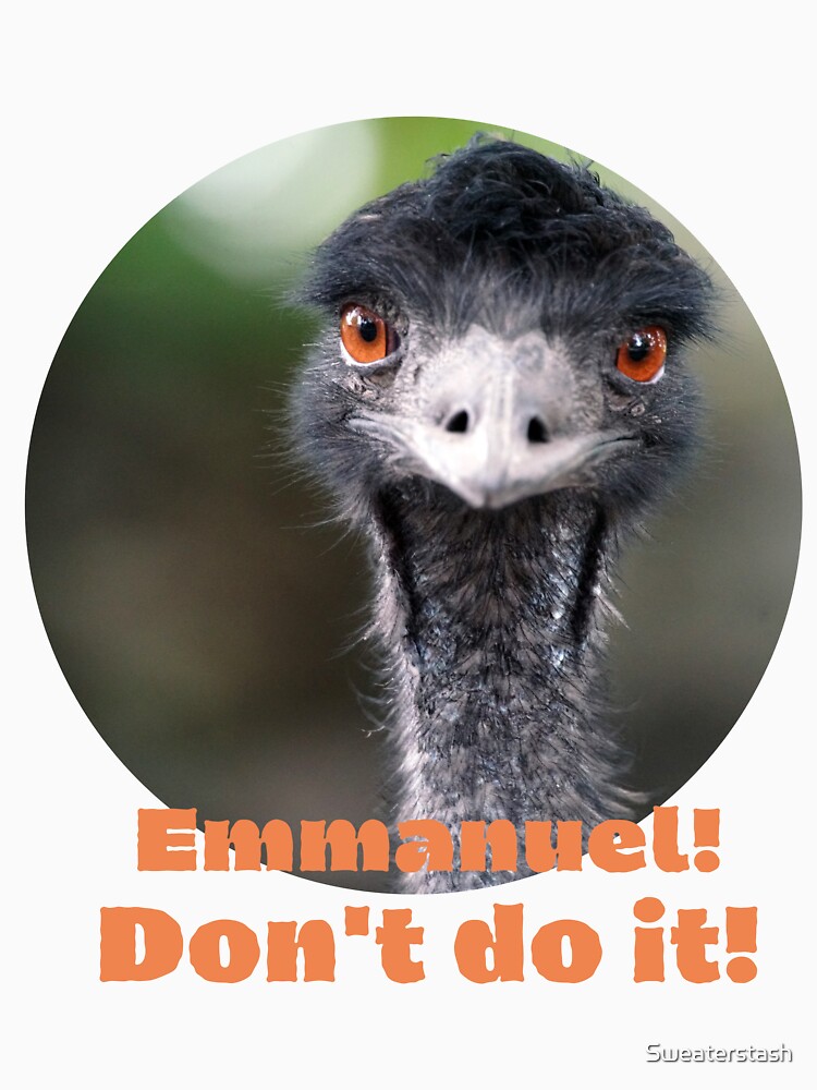 "Emmaneul dont don't do it ostrich emu knucklebump farms knucklebump ...