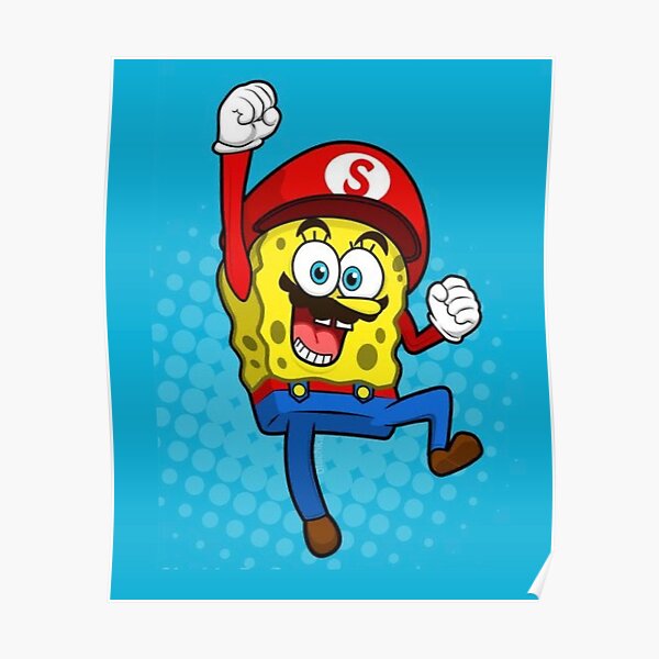 "super sponge bros" Poster for Sale by 1Moonlight | Redbubble