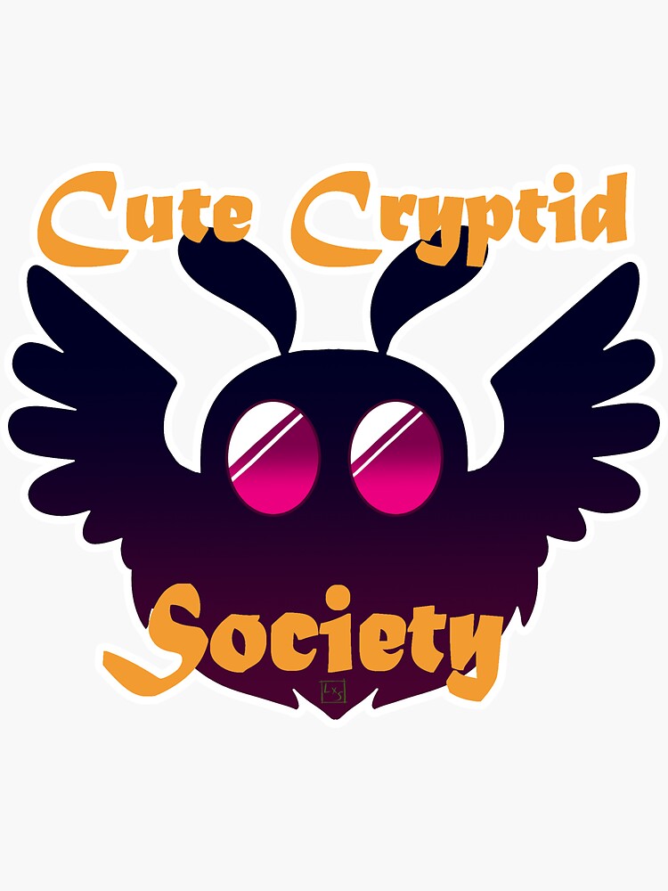 "Cute Cryptid Society!" Sticker for Sale by localxsavior | Redbubble