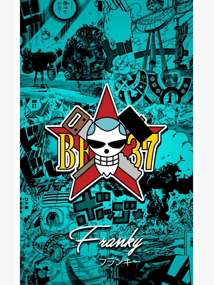 "Franky One Piece" Sticker for Sale by StevenCassidy | Redbubble