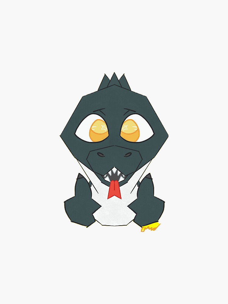 "Water lizard king Merch" Sticker for Sale by CrowdasCreates | Redbubble