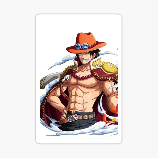 "Portgas D Ace One Piece" Sticker for Sale by StevenCassidy | Redbubble