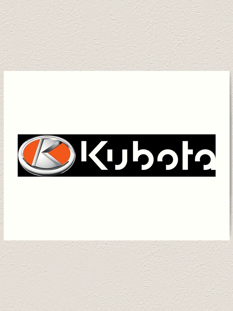 "Kubota Logo" Art Print for Sale by brocklatih | Redbubble