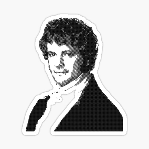 "Mr Darcy " Sticker for Sale by LibraryCloset | Redbubble