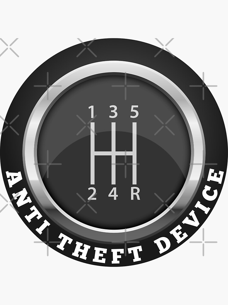 "5 Speed Manual Transmission Anti Theft Device" Sticker for Sale by ...