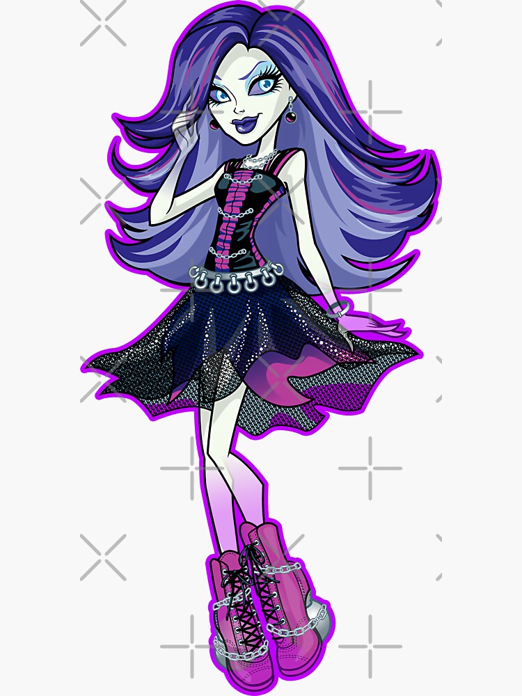 "Spectra Vondergeist PATTERN (BLACK)" Sticker for Sale by Nickphillips ...