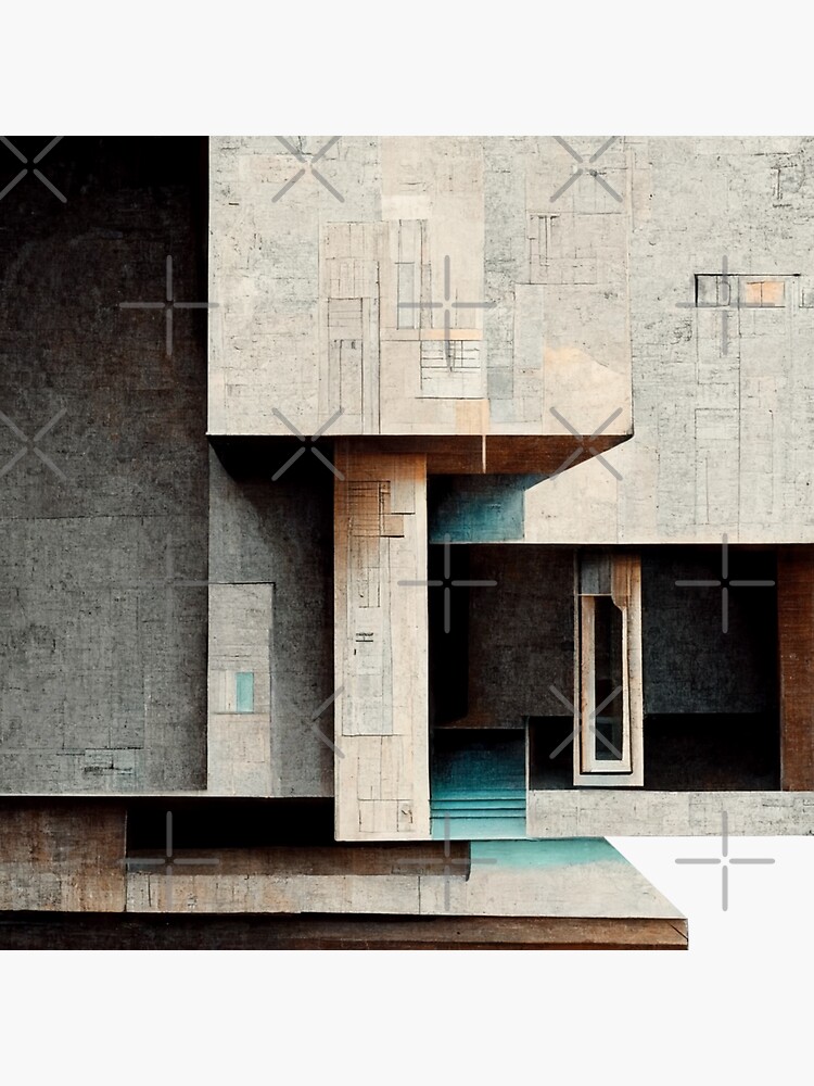 "Layering Architecture 2" Sticker for Sale by Arcstract | Redbubble