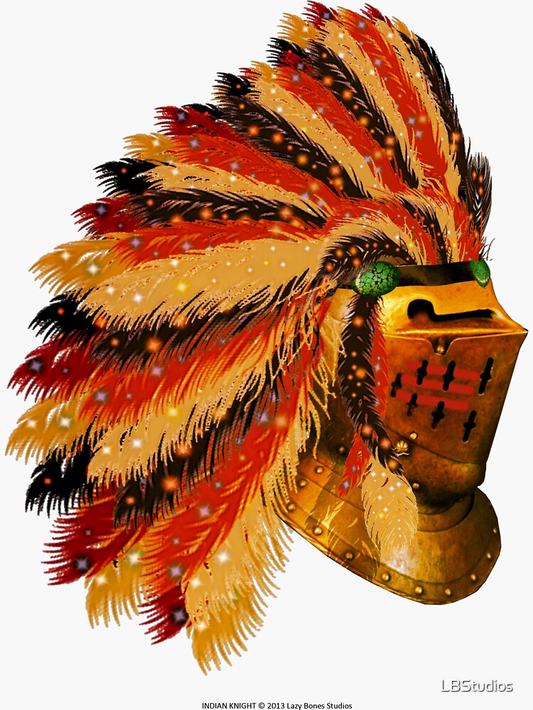 "Indian Knight 129WP" Sticker for Sale by LBStudios | Redbubble