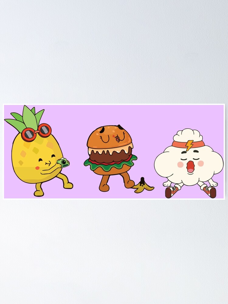 "Silly Burger and Paulina and Nim bus Toca Life" Poster for Sale by ...