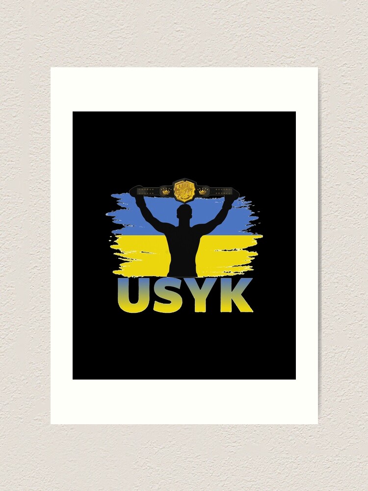 "Oleksandr Usyk a Oleksandr Usyk a Oleksandr Usyk" Art Print for Sale ...