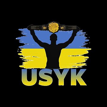 "Oleksandr Usyk a Oleksandr Usyk a Oleksandr Usyk" Photographic Print ...